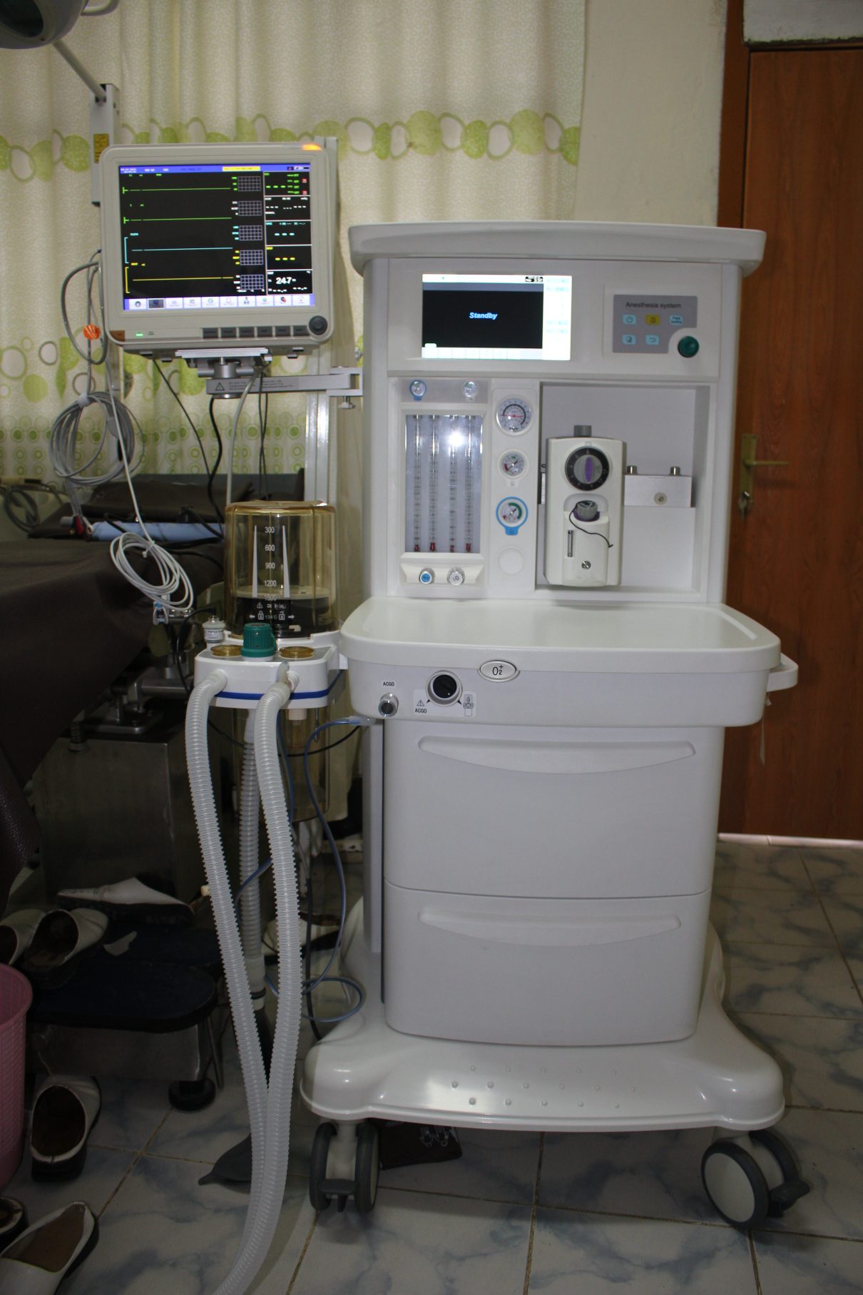 New anesthesia machine for Sher Hospital - Sher Ethiopia