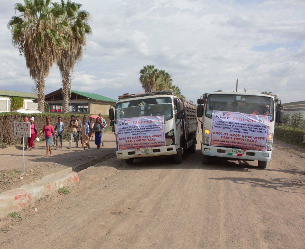 Food Aid For Drought Affected Borena Region Sher Ethiopia