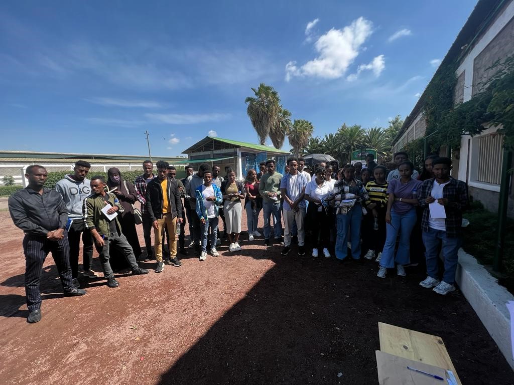 Hawassa University students visiting - Sher Ethiopia